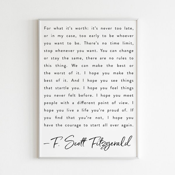 Life Quote Print - Etsy