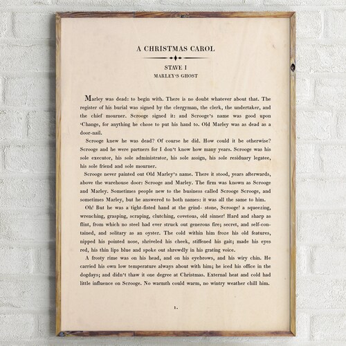 A Christmas Carol Printable Quotecharles Dickens - Etsy