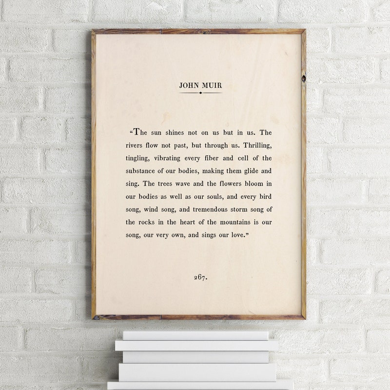 John Muir Quote - Etsy