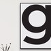 G Letter Printable Wall ArtPrintable LettersScandinavian | Etsy