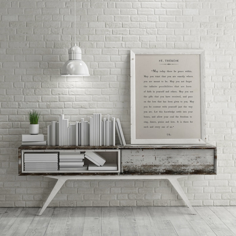 St Therese Quote Print Book Quote Wall Art Vintage Prints - Etsy