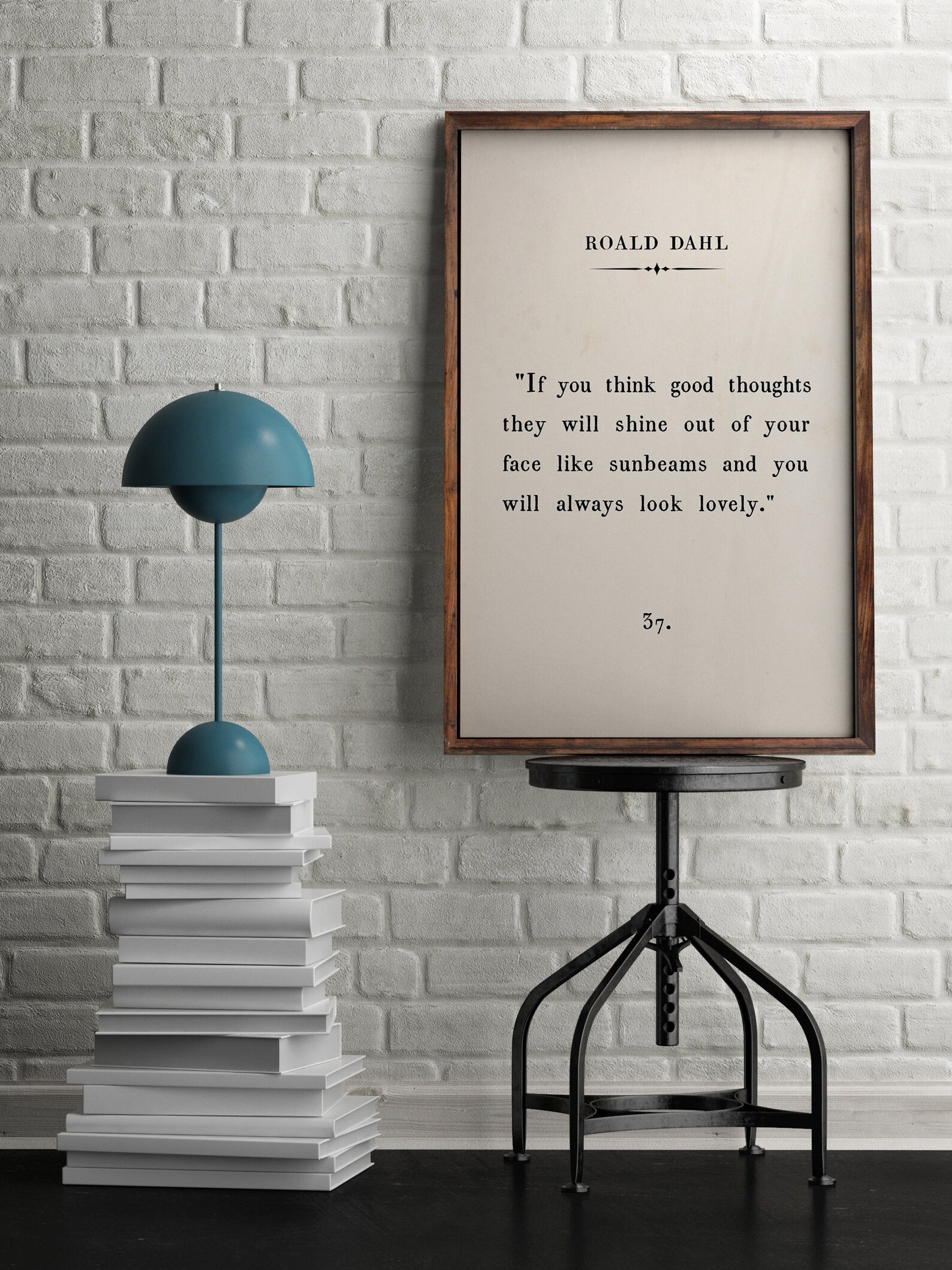 Roald Dahl Quote Print Book Quote Wall Art Inspirational - Etsy