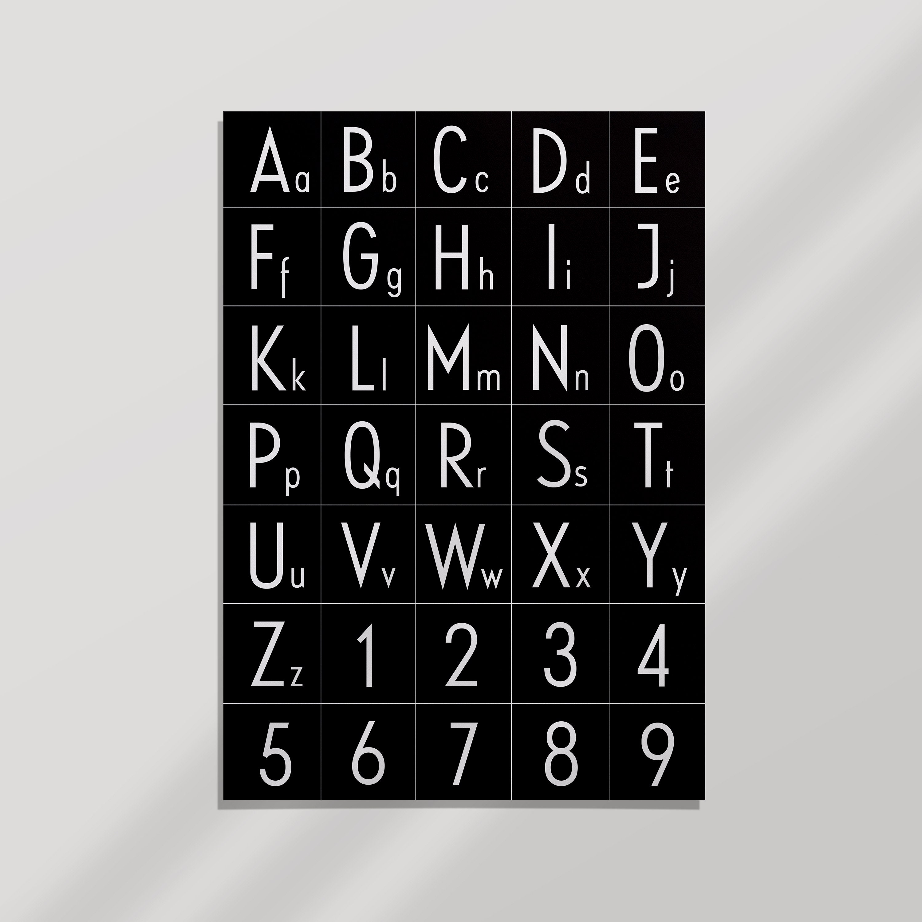 Digital Prints Printable Nursery Wall Art Large Wall Letters Dorm Kids ...