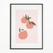 Peaches Print,peaches Wall Art,abstract Wall Art,fruits Print,printable ...