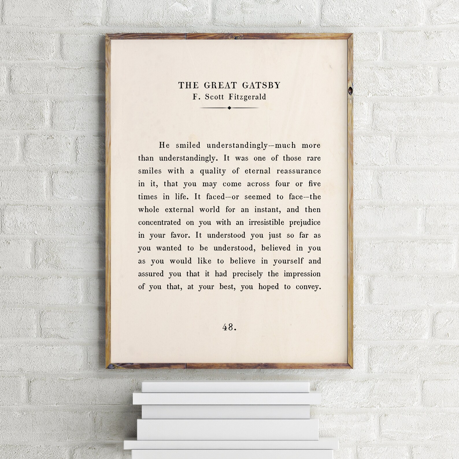 Any Custom Quote Printable Wall Artcustom Book Page - Etsy