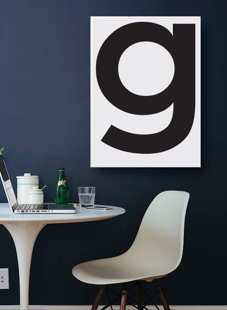 G Letter Printable Wall ArtPrintable LettersScandinavian | Etsy