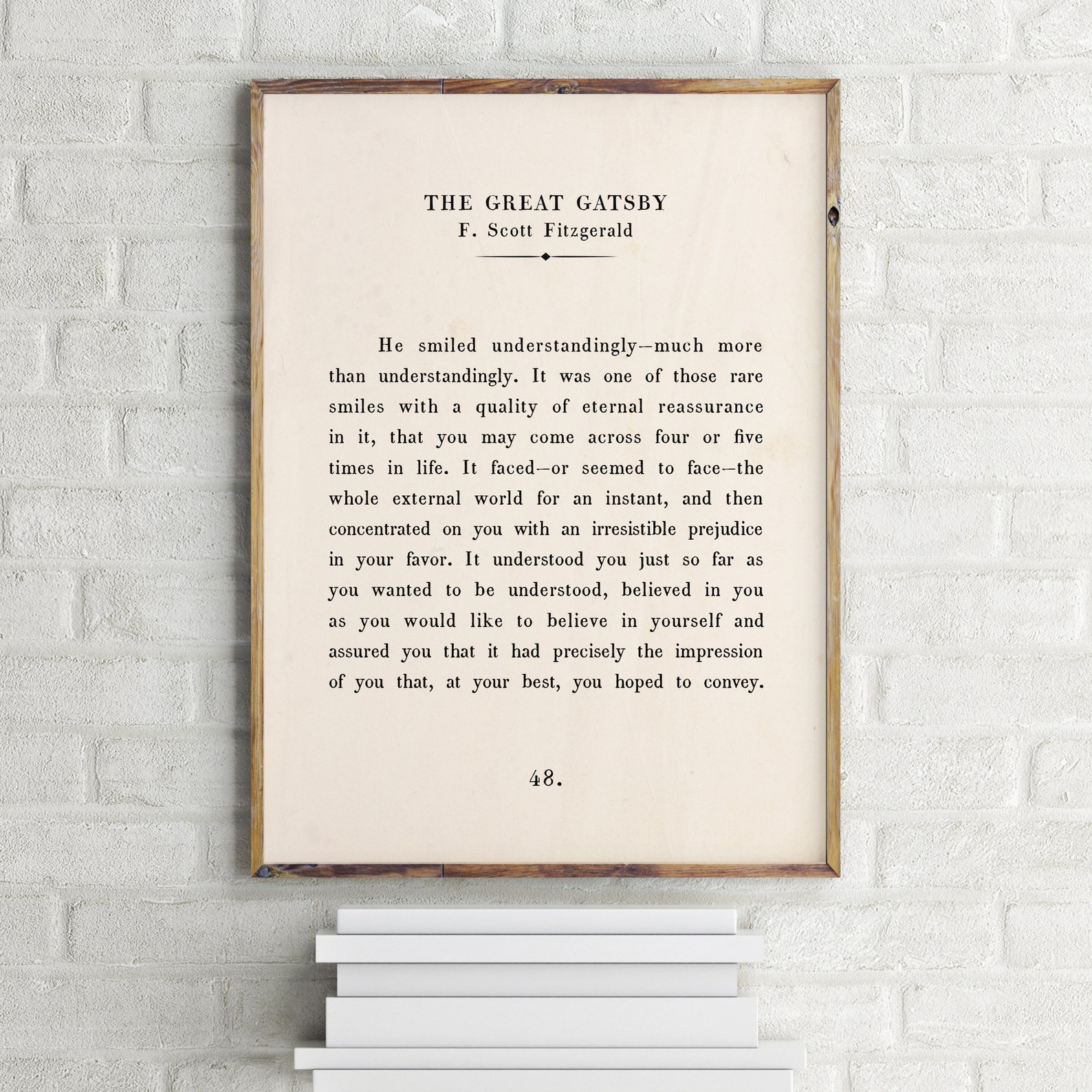 The Great Gatsby Printable Quote,f Scott Fitzgerald Quote,custom Text ...