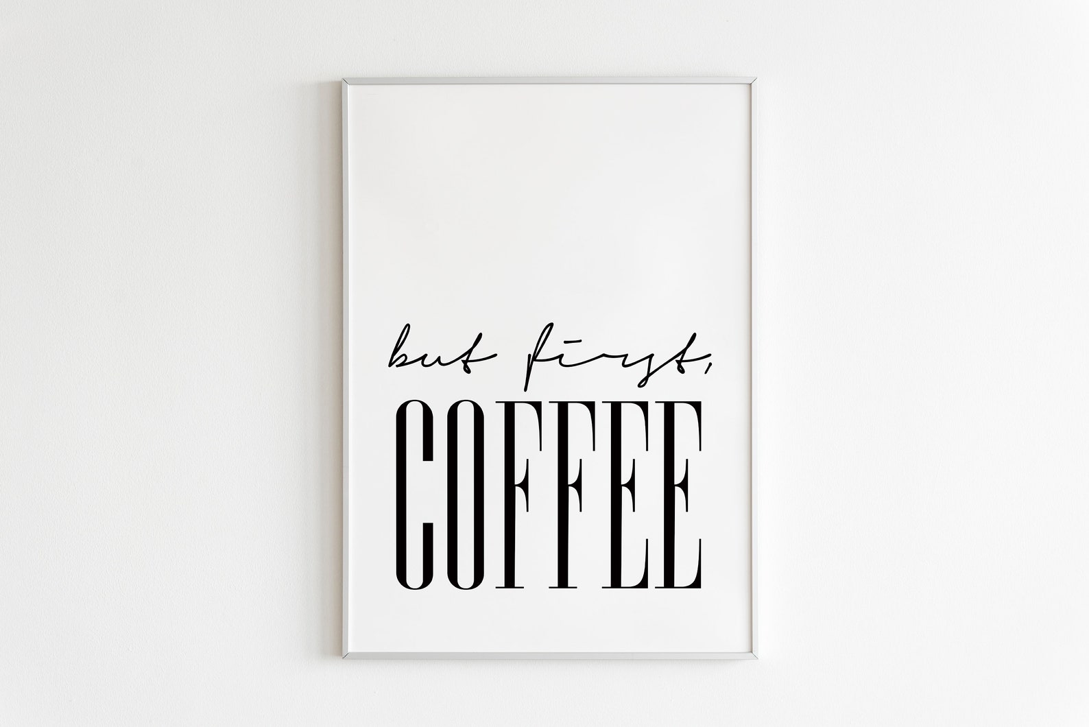 But First Coffee Printprintable Wall Artprintable - Etsy