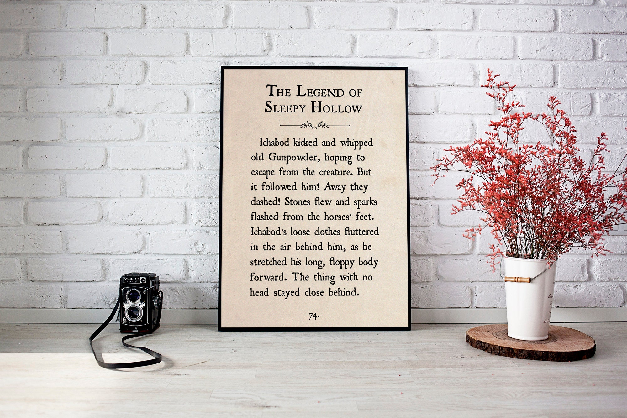The Legend of Sleepy Hollow Printable Halloween Poster - Etsy