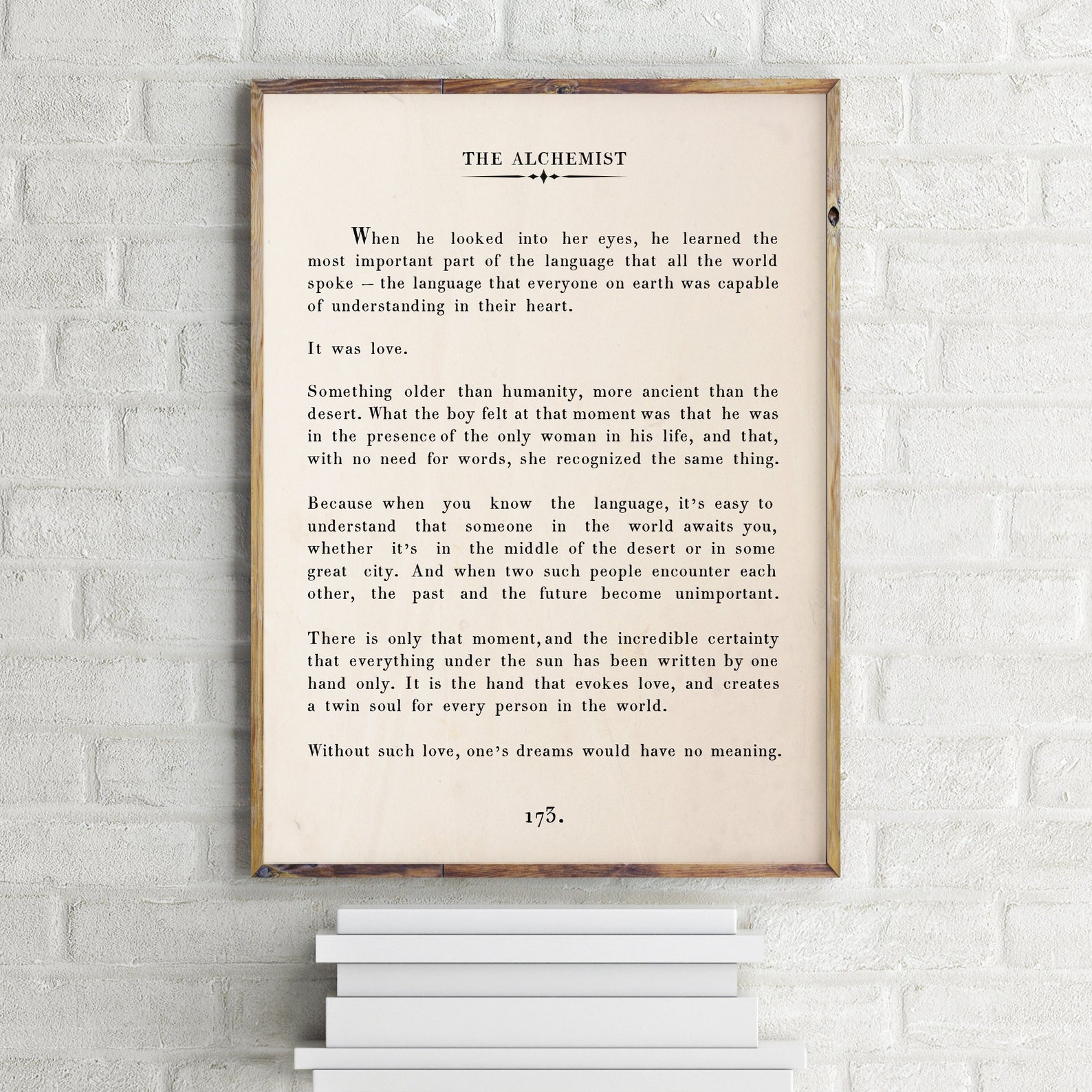 The Alchemist Printable Quote Book Quote Wall Art Paulo - Etsy Canada