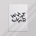 Whatever Wall Art, Whatever Printable Poster, Minimalist Wall Art ...