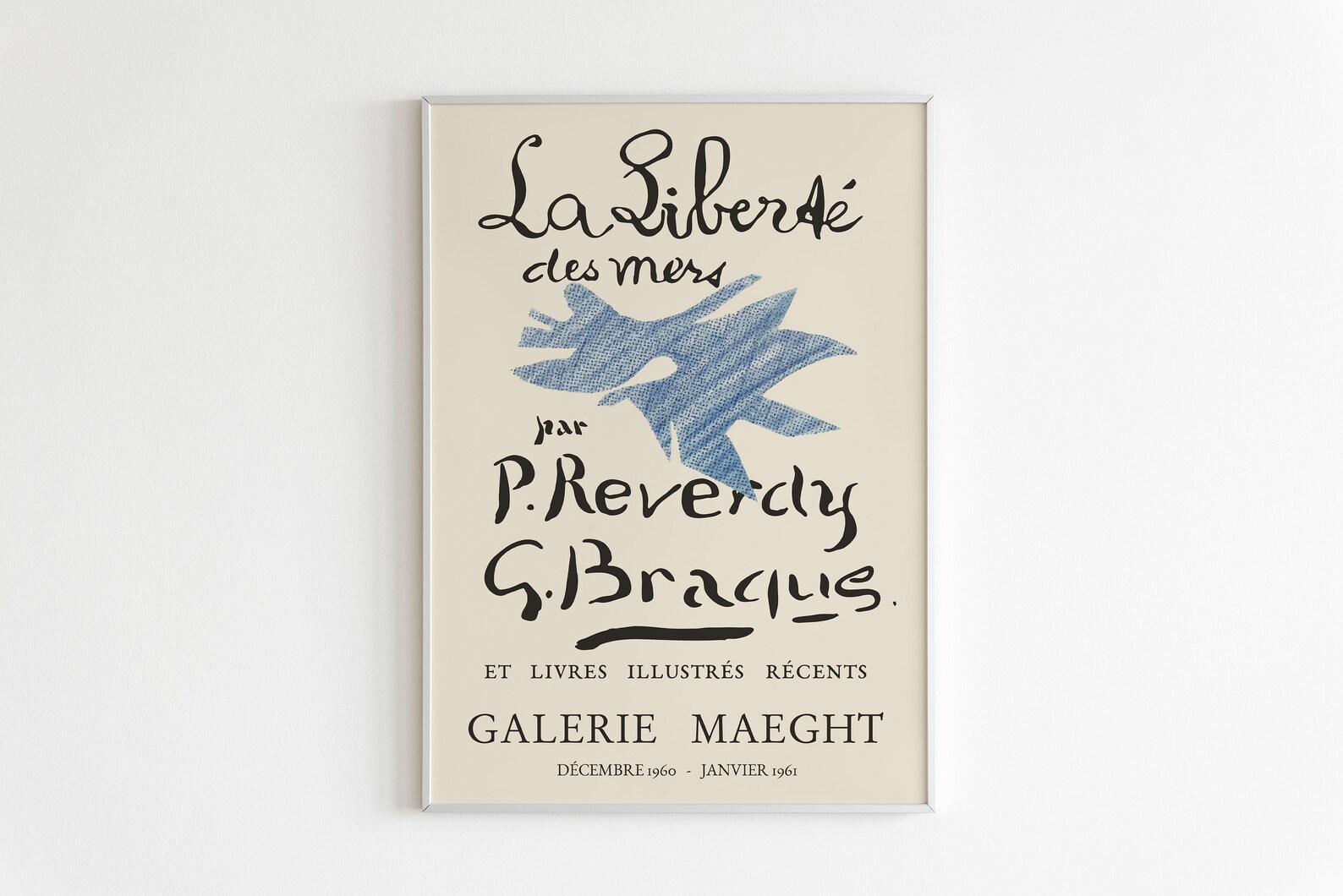 LA LIBERTE Printable Wall Art, Museum Exhibition Print, Georges Braque ...