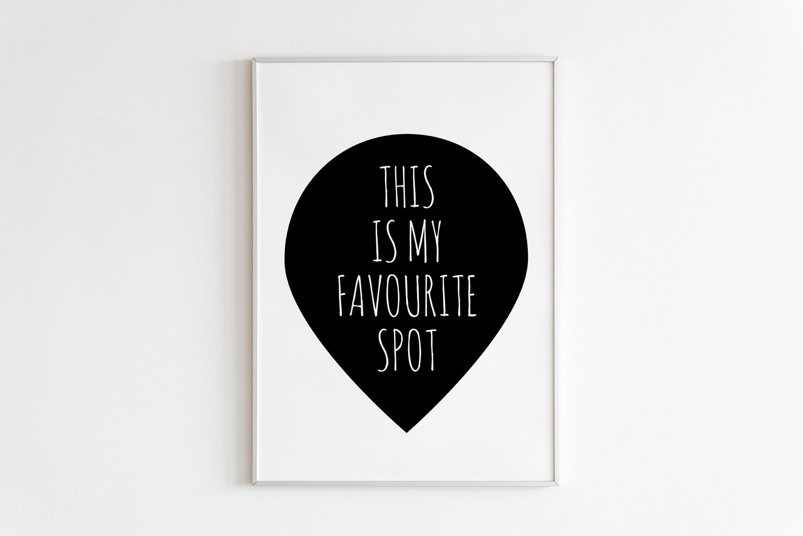 This is My Favorite Spot Print, This is My Favourite Spot Sign ...