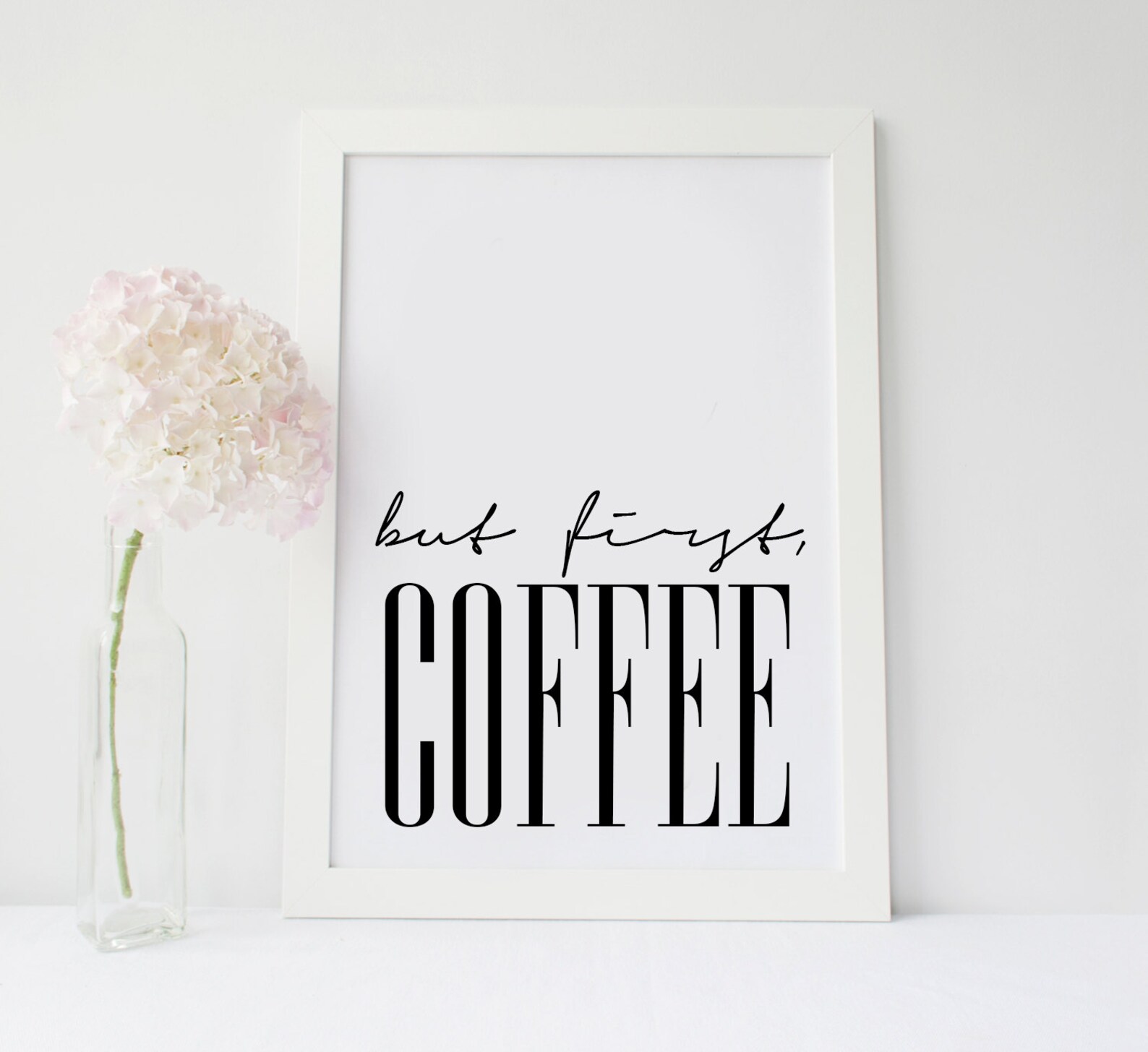 But First Coffee Printprintable Wall Artprintable - Etsy