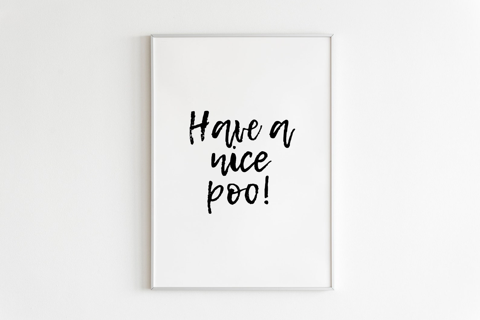 Have a Nice Poo Printable Wall Artbathroom Postertoilet Wall | Etsy