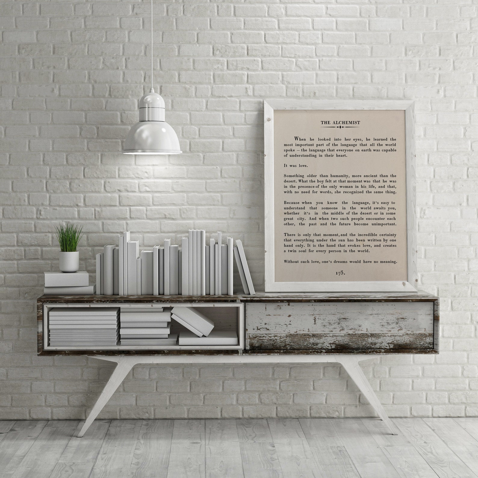 The Alchemist Printable Quote Book Quote Wall Art Paulo | Etsy