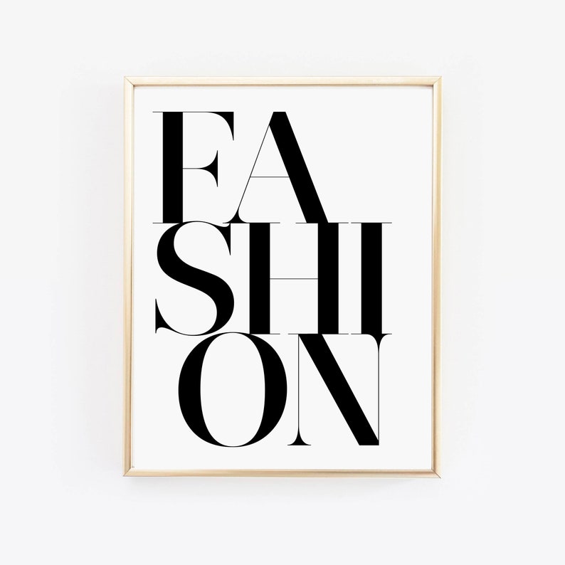 Fashion Posterfashion Printprintable Wall Artscandinavian - Etsy