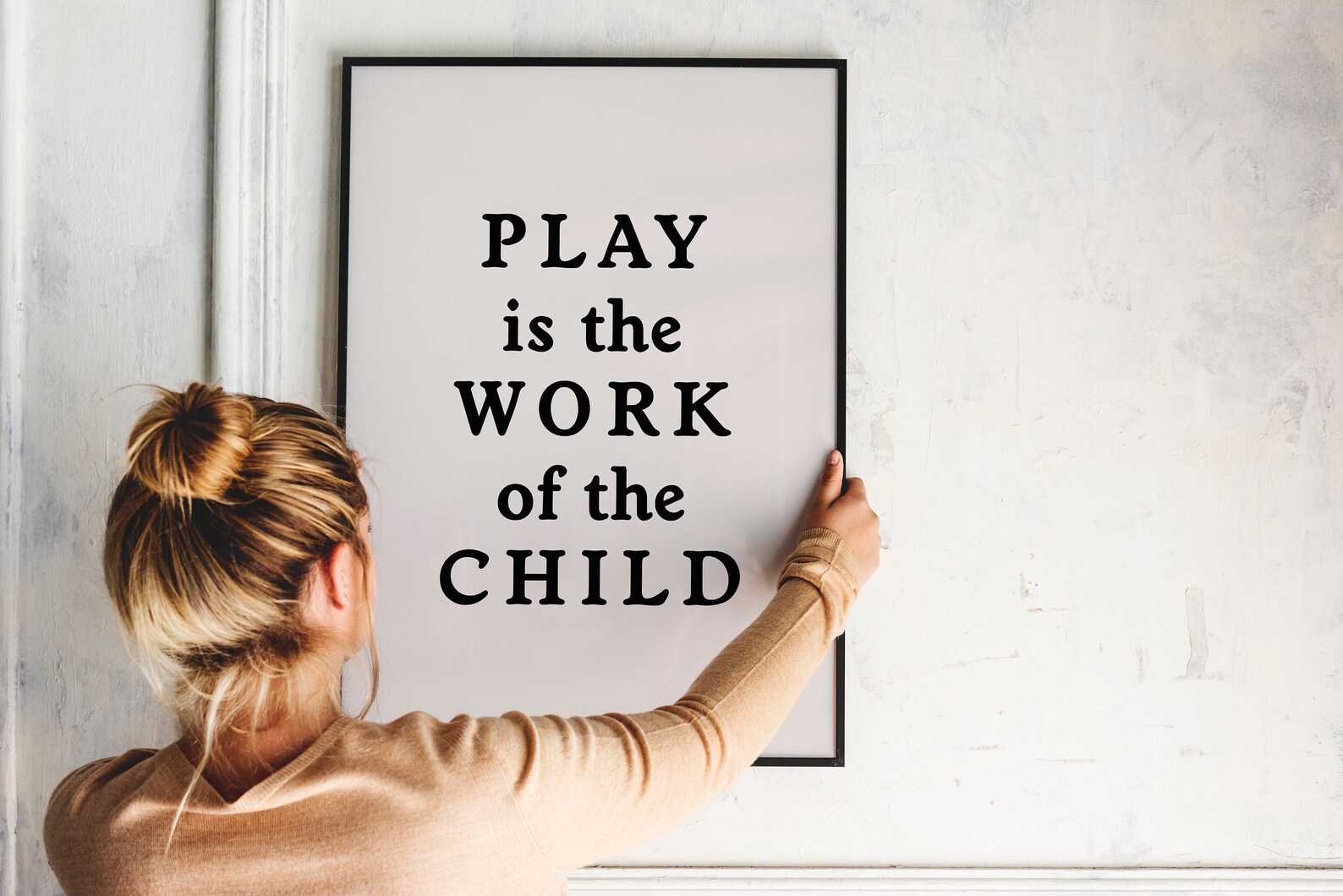 Play is the Work of the Child Printablemarie Montessori | Etsy