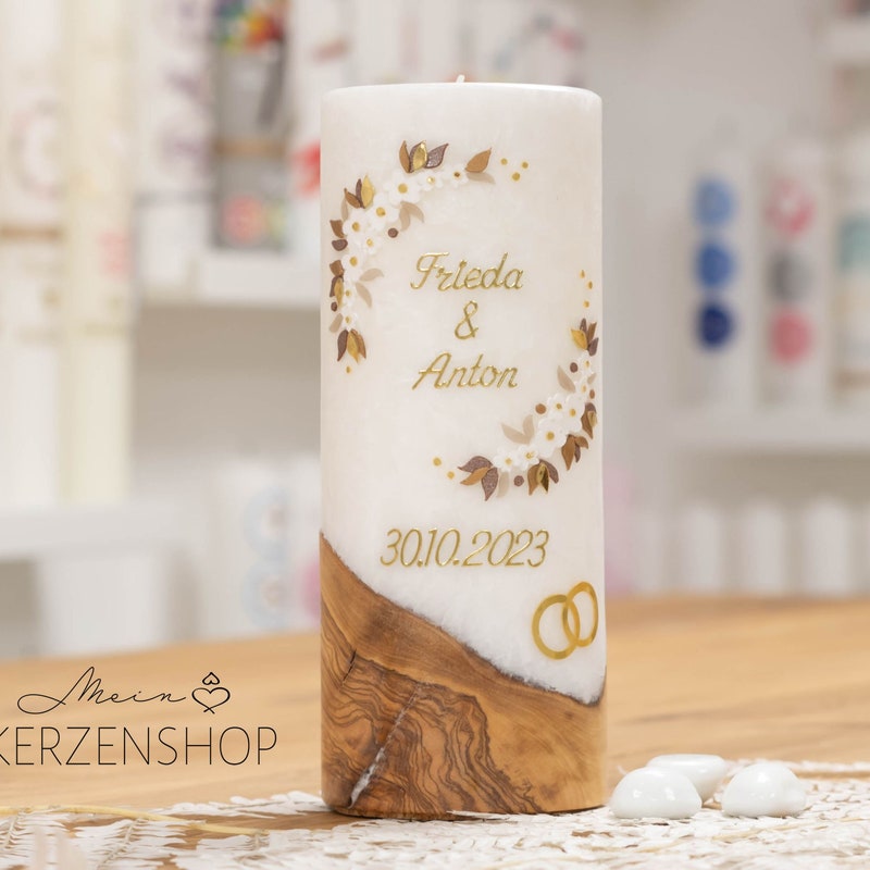 Echte blumen kerze - Etsy Österreich