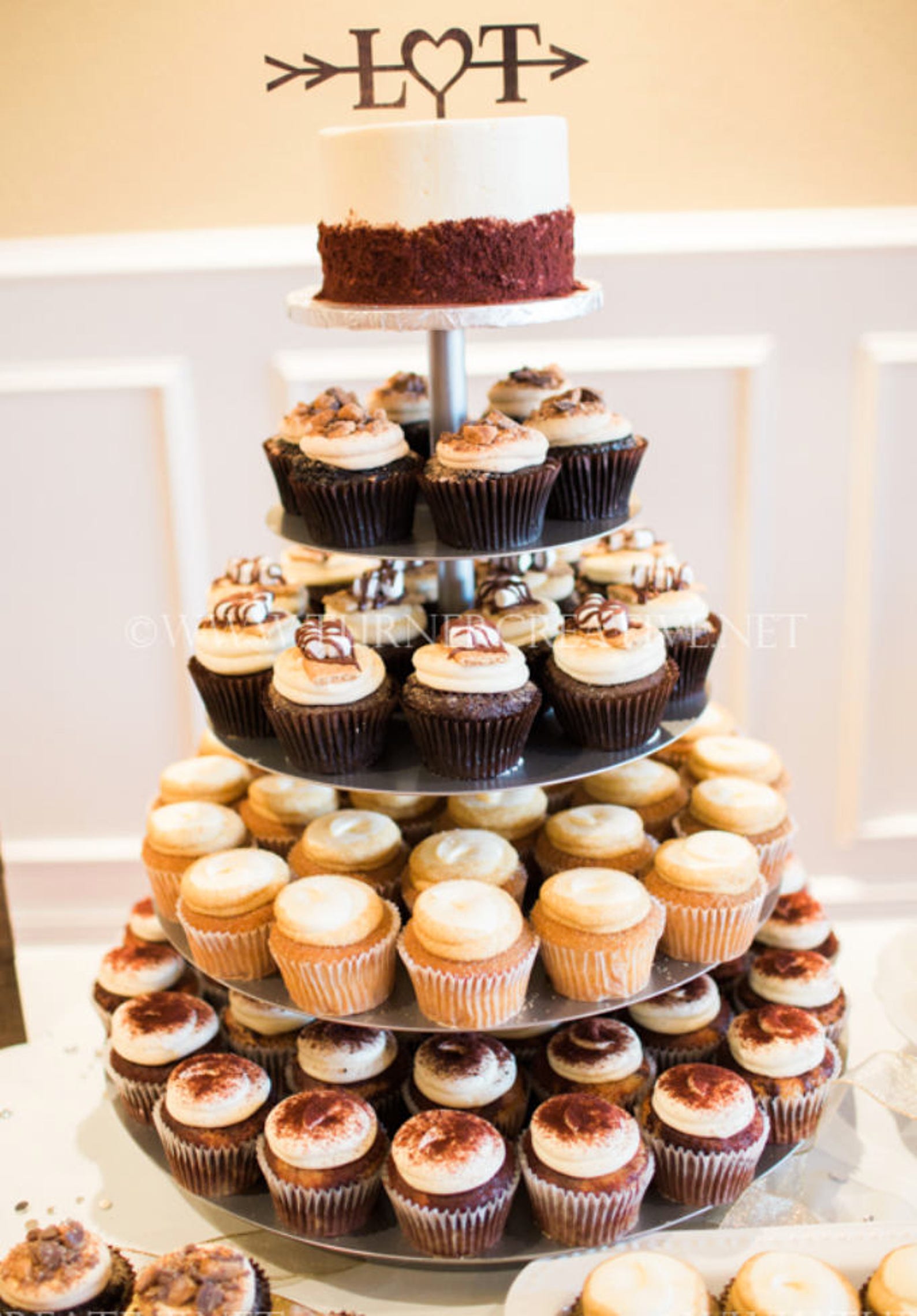 Arrow Cake Topper Wedding Cake Toppers Arrow With Initials - Etsy