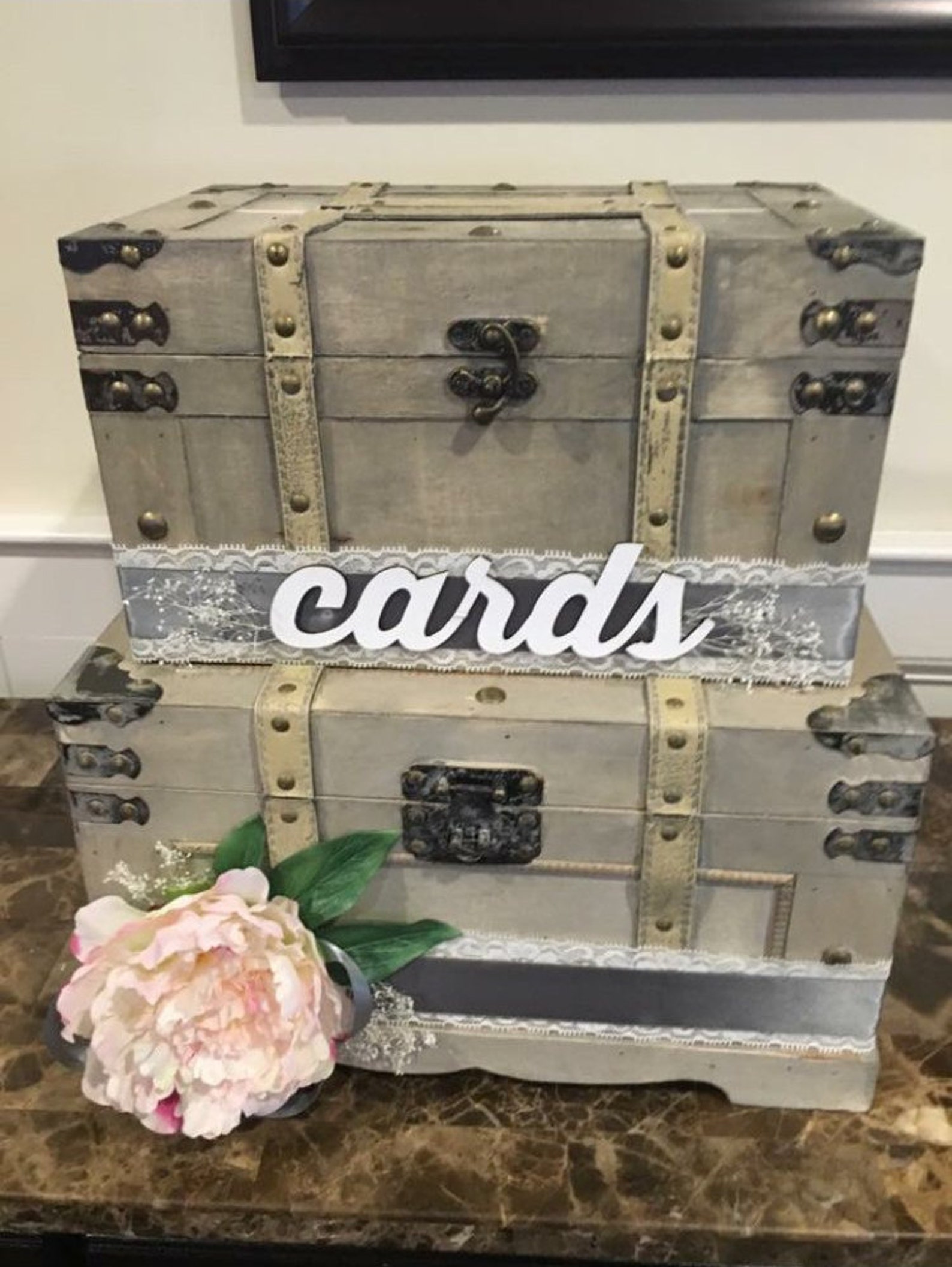 Wedding Cards Sign Rustic Wedding Decor Card Box Card | Etsy