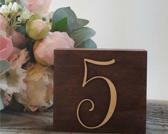 Table Numbers Wooden - Etsy