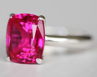 Teardrop Ruby Gold Ring Gemstone Tear Drop Shape Unique