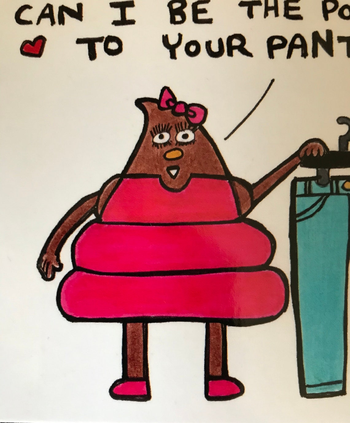 Hello Shitty Can I Be the Poop to Your Pants Funny | Etsy