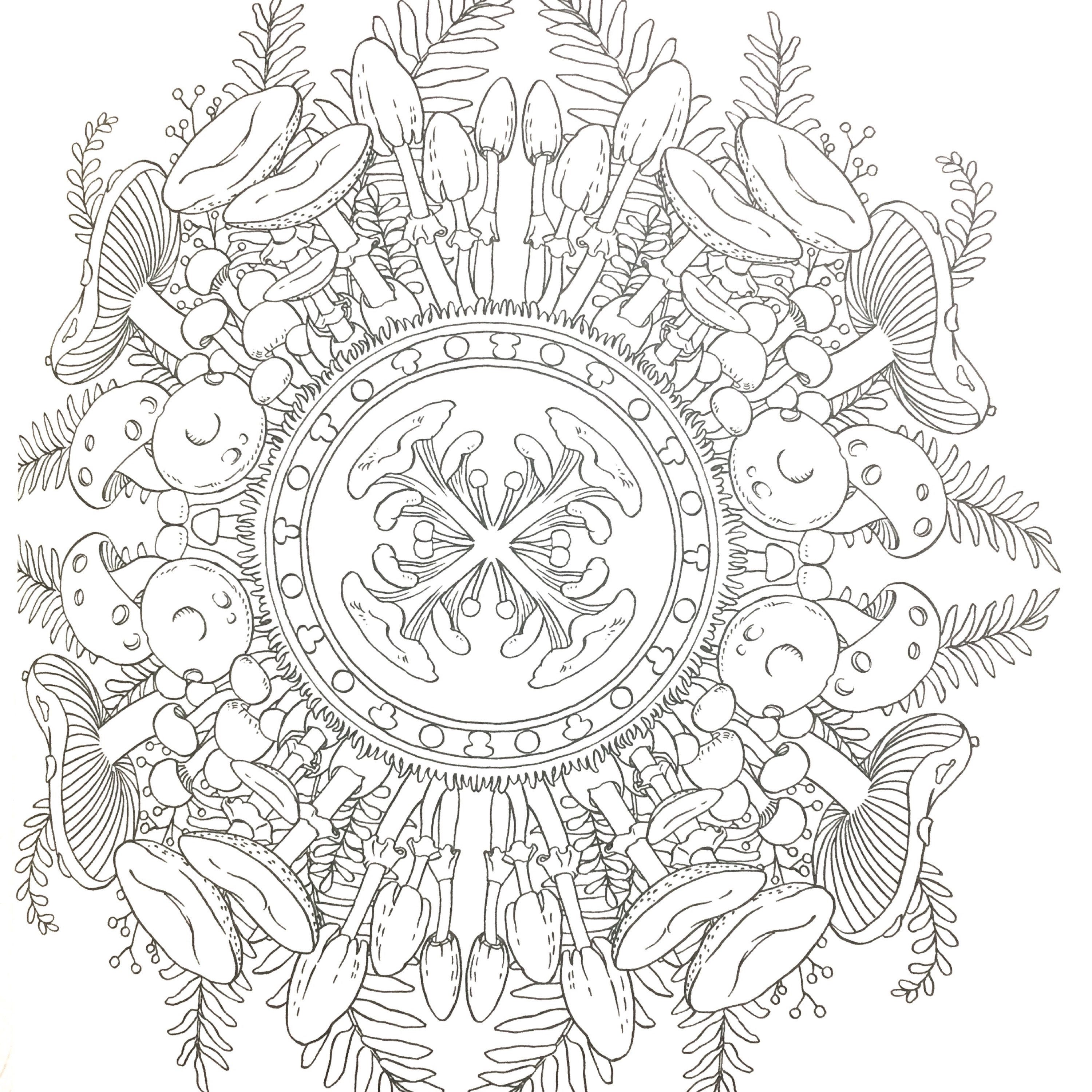 Coloriage Mandalas Japanese Mandalas Coloring Book - Etsy