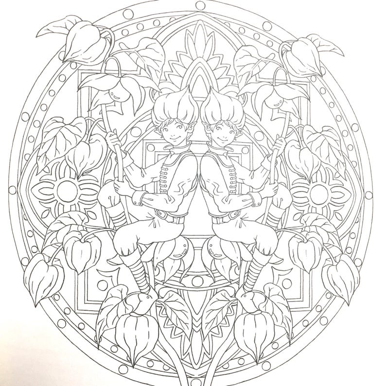 Coloriage Mandalas Japanese Mandalas Coloring Book - Etsy