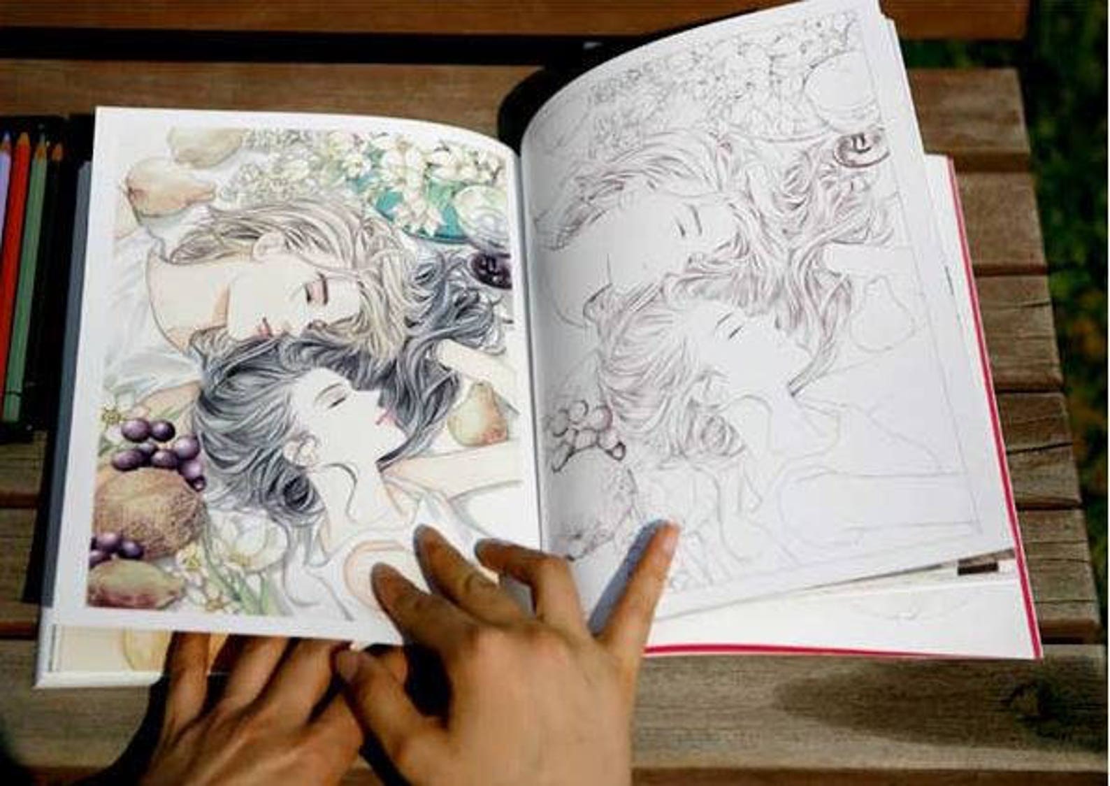 Won Soo Yeon Painting Korean Coloring Book | Etsy