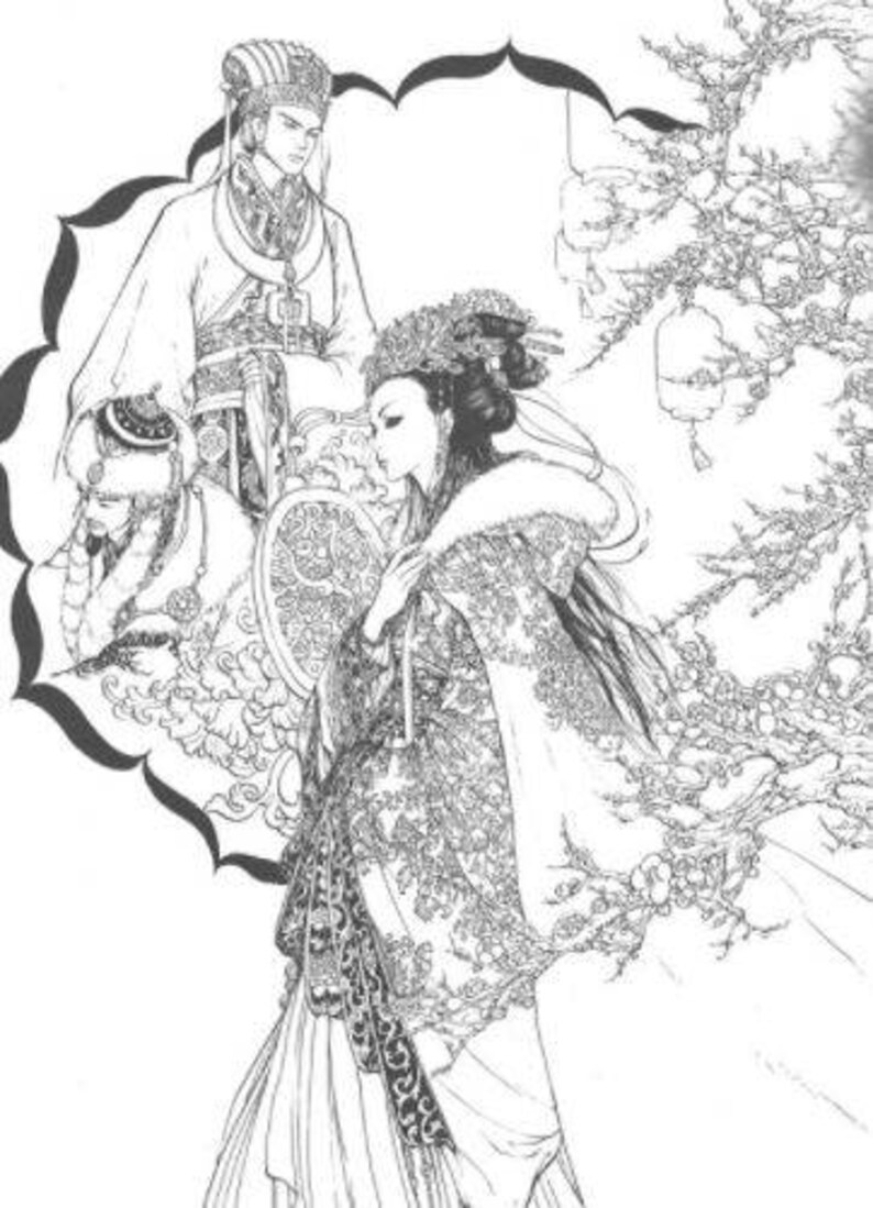 Birds Voice Chinese Art Collection Book Black and Color - Etsy