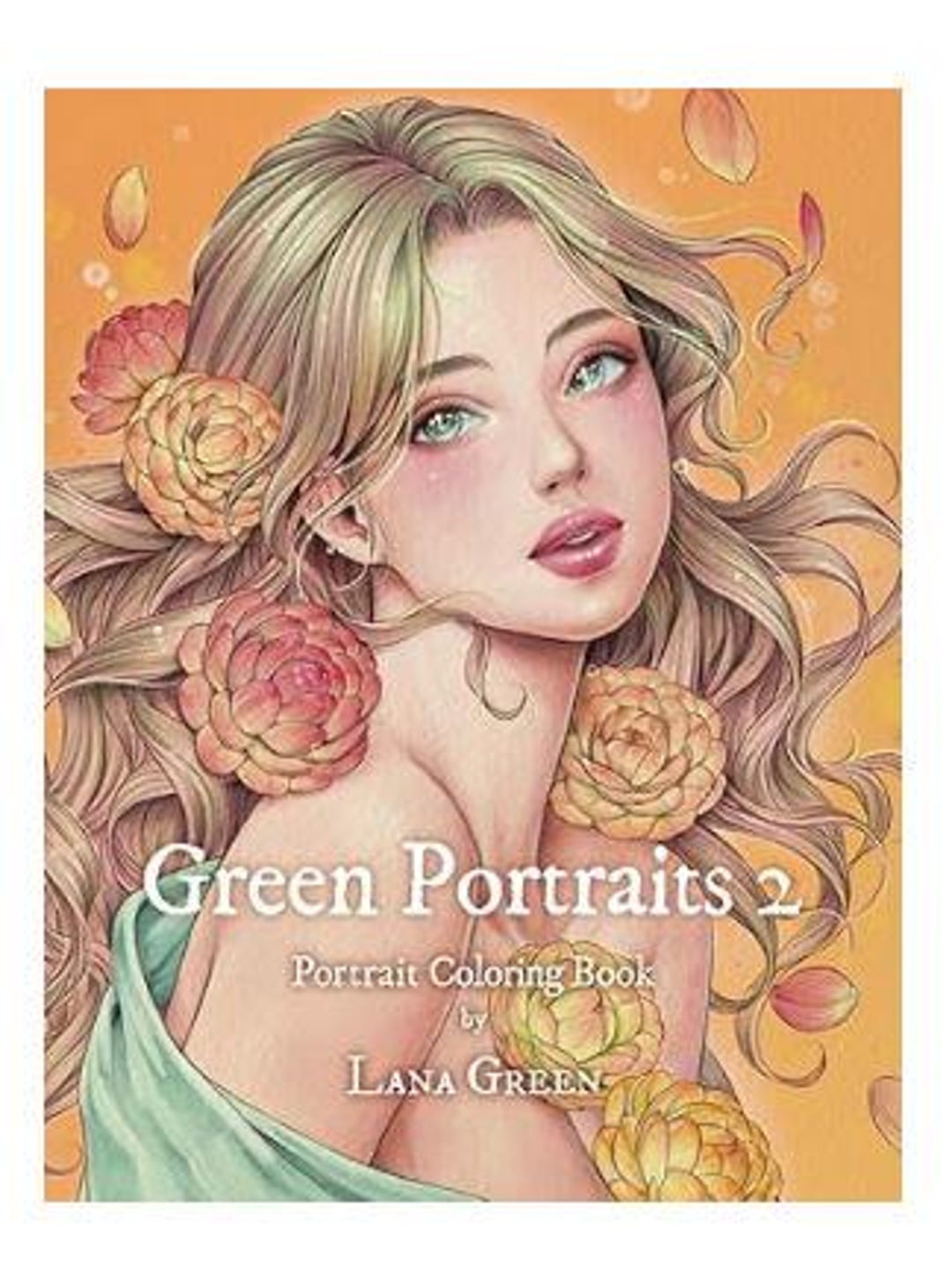 Green Portraits 2: Portrait Coloring Book - Etsy