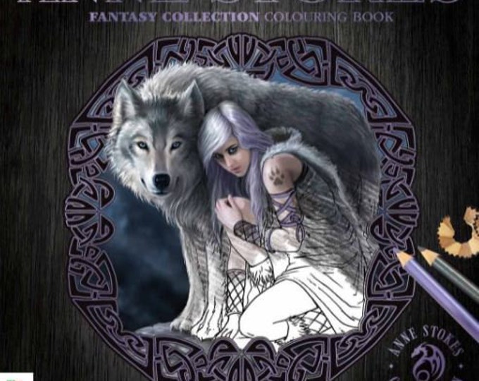Anne Stokes Fantasy Collection Colouring Book - Etsy