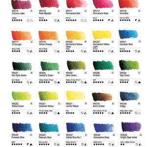 Mijello Mission Gold Class Mission Gold Water Color Palette Set, 7m ...