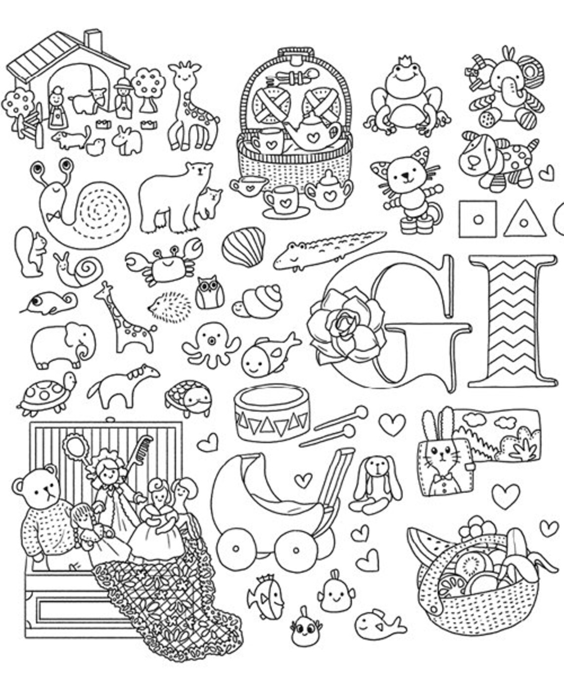 My Lovely Baby Coloring Book for Mom and Baby | Etsy