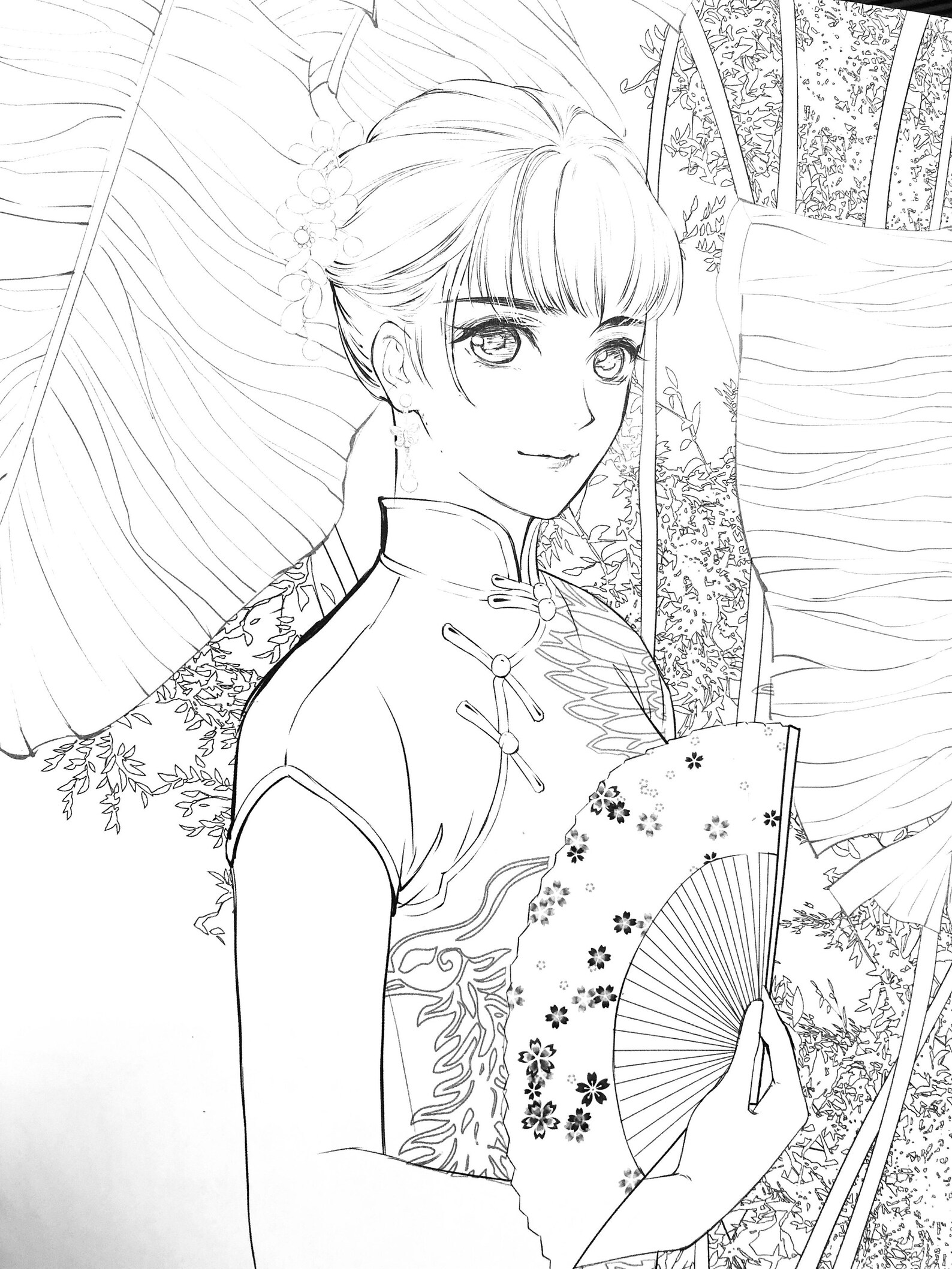 Qingpingyue - Chinese Coloring Book - Etsy