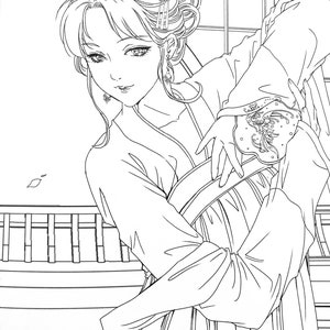 Beautiful Line Drawing - Etsy