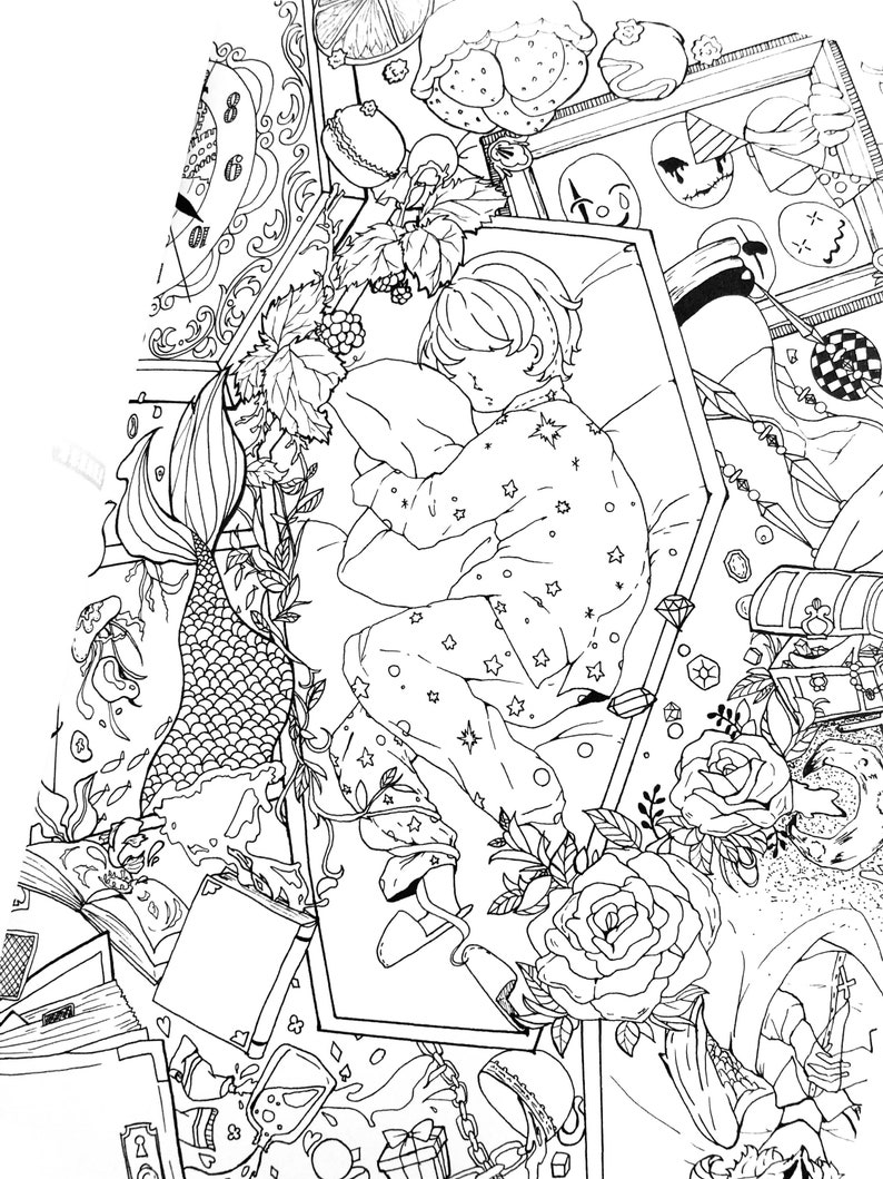 Art Coloring Book Collection Portraits Motif Edition - Etsy