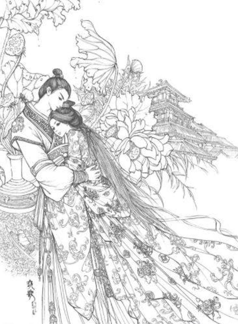 Birds Voice Chinese Art Collection Book Black and Color - Etsy