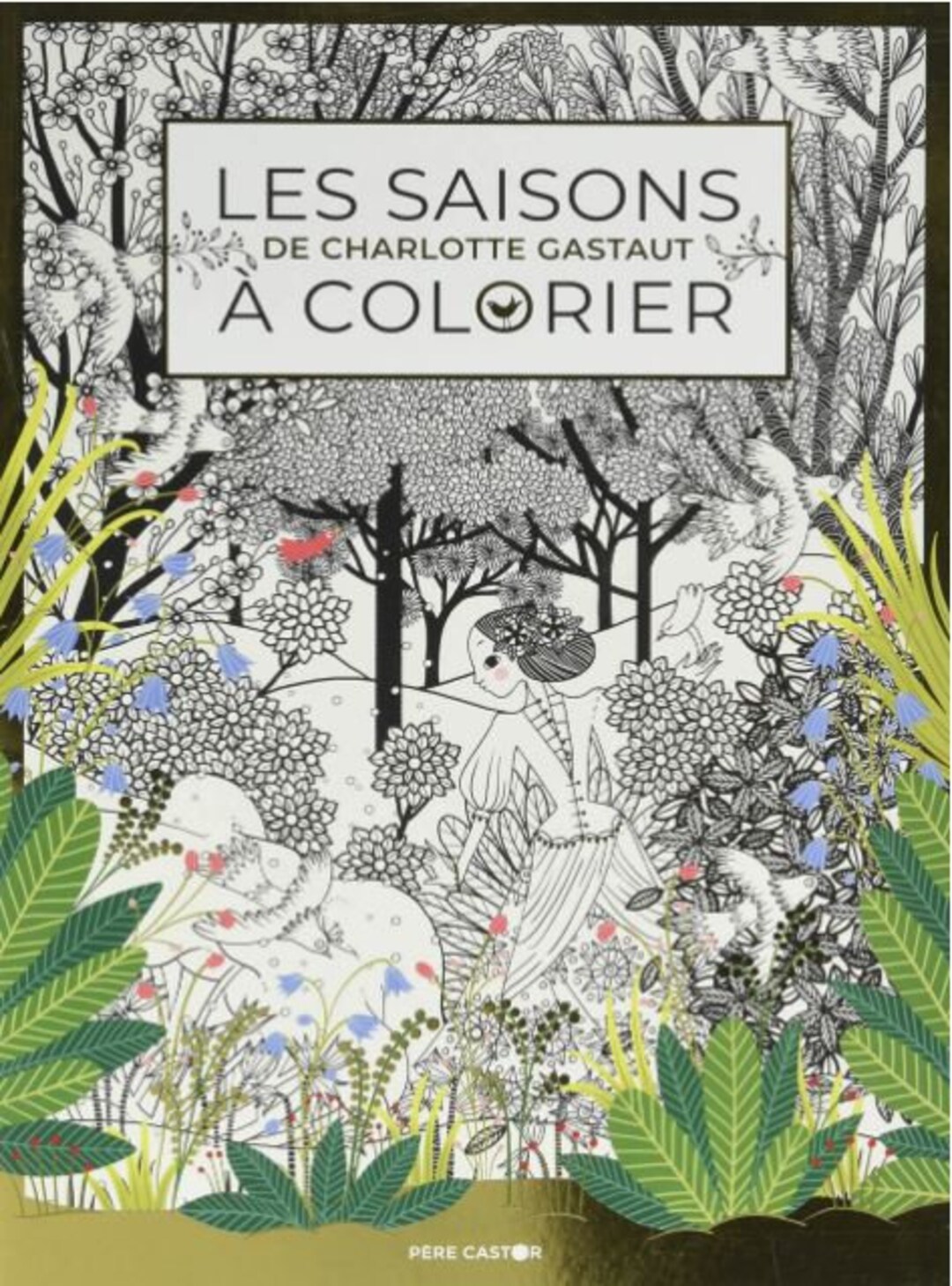 Les Saisons à Colorier by Charlotte Gastaut French Coloring Book - Etsy