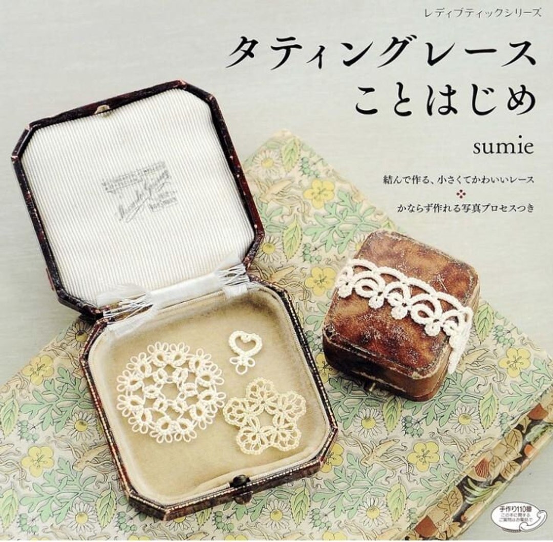 Tatting Lace Lesson for Beginners Japanese Tatting Pattern Book - Etsy
