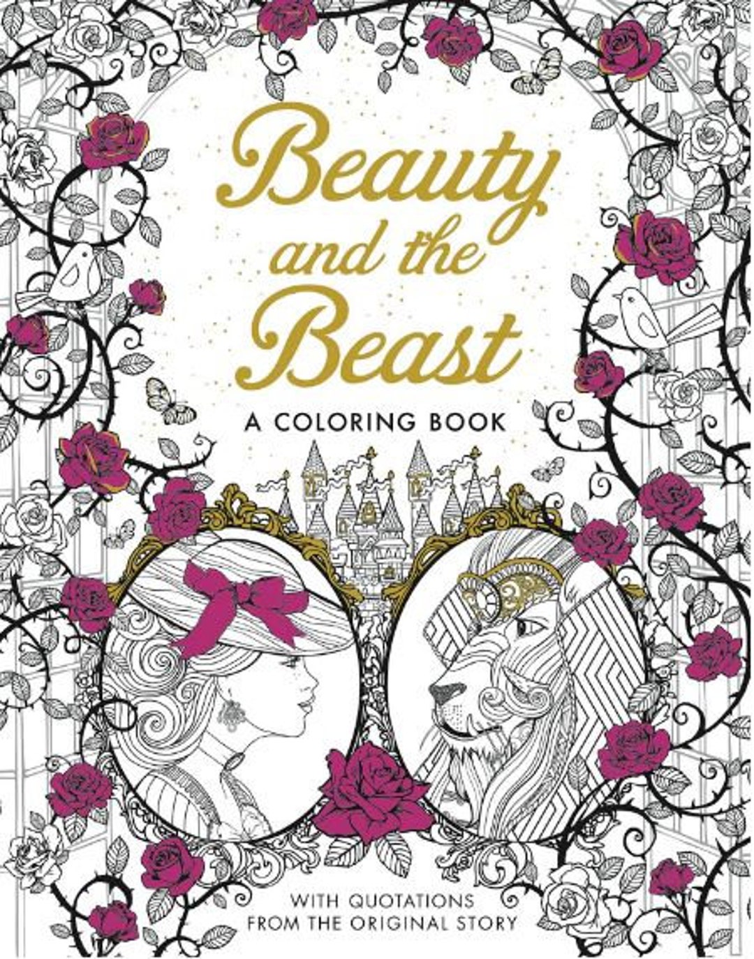 Beauty and the Beast: A Coloring Book - Etsy