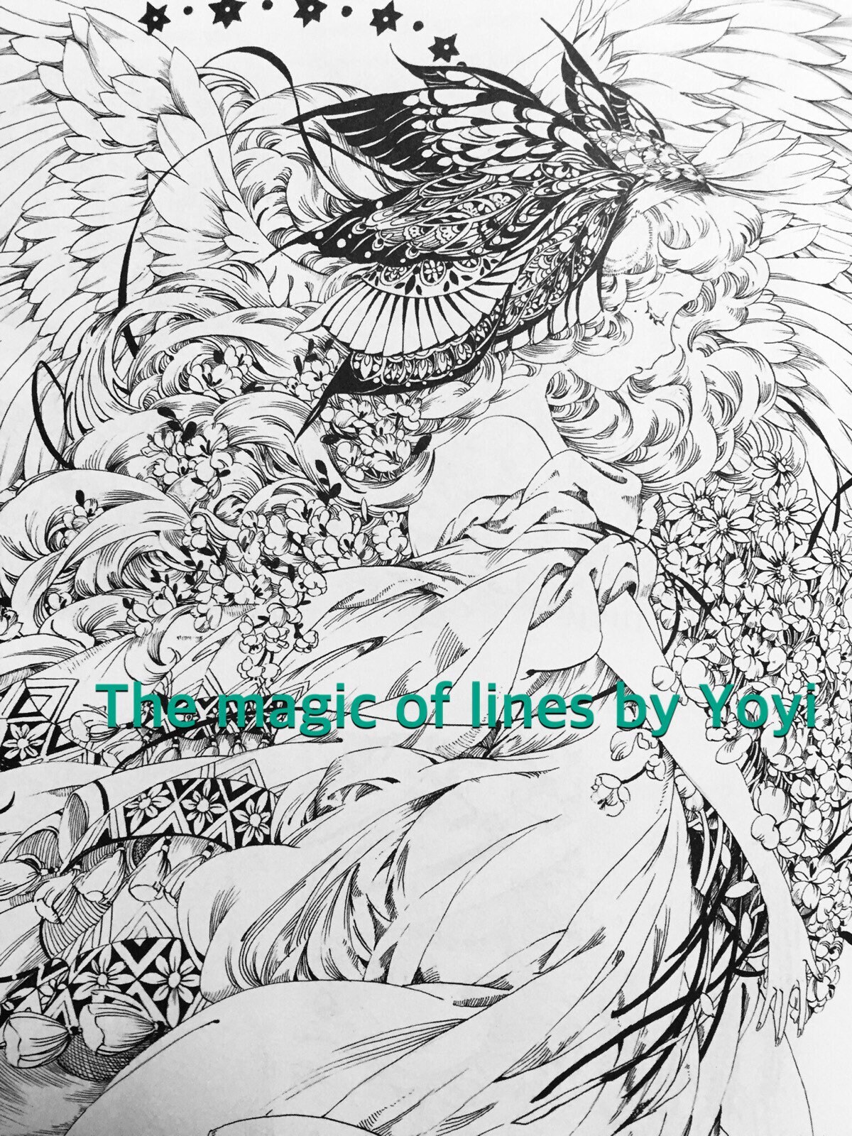 The Magic of Lines by Yoyi - Chinese Drawing Tutorial Book - Etsy
