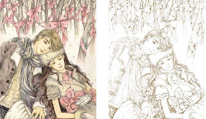 Won Soo Yeon Painting Korean Coloring Book | Etsy