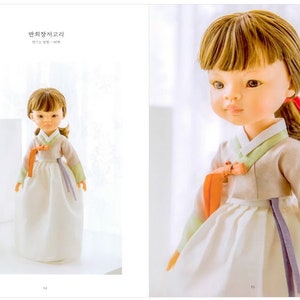 Sewing Hanbok for Dolls Korean Traditional Costums - Etsy