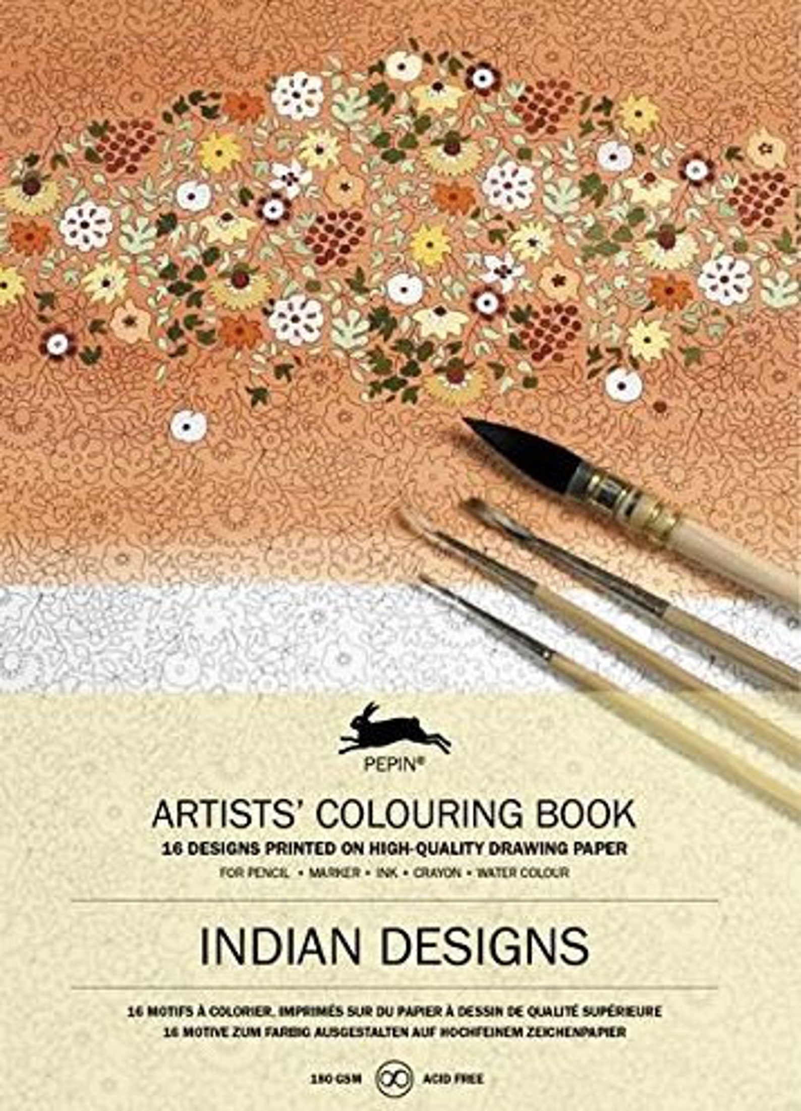Indian Designs: Artists' Colouring Book - Etsy
