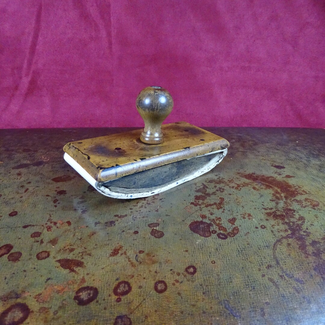 J.M.R | Rocking Desk Blotter Pad in Varnished Wood With Original ...