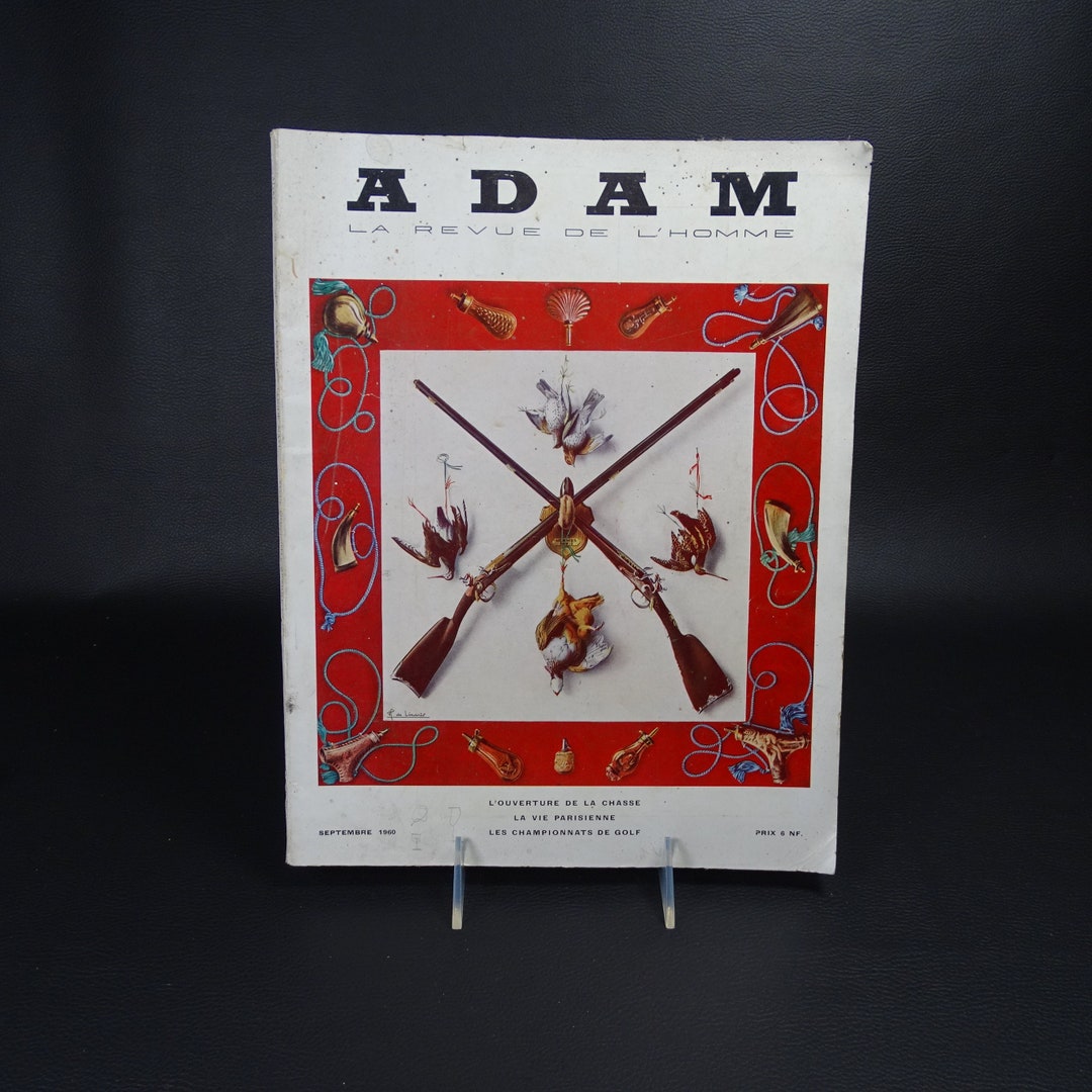 ADAM the Man's Review | Year 1960 Number 260 | Vintage Parisian Men's ...