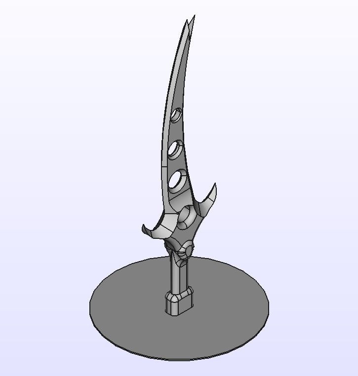 Scimitar Sword STL File 3d Printing Miniature Sword - Etsy